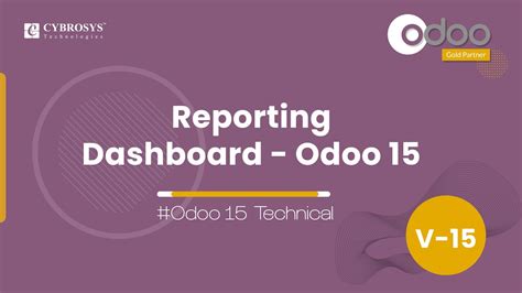 Reporting Dashboard In Odoo Odoo Development Tutorial