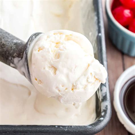 No Churn Vanilla Ice Cream Shugary Sweets