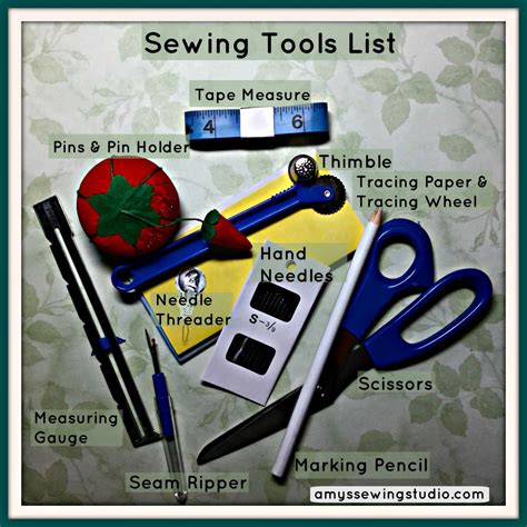 A Beginner S Basic Sewing Tools List With Pictures