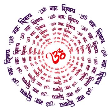 Om Hindi Om Namah Shivaya Mantra Shivratri Photo Hindi Calligraphy