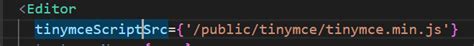 hosting the tinymce package with the react framework not working in production · issue 387