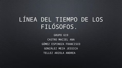 PPTX Línea del tiempo de los filósofos PDFSLIDE NET