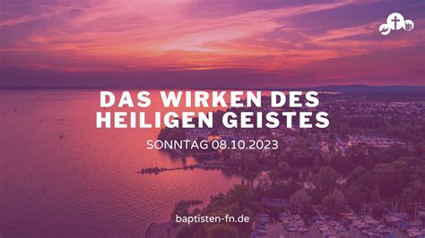 Das Wirken Des Heiligen Geistes Predigt Vom J Rgen Opitz
