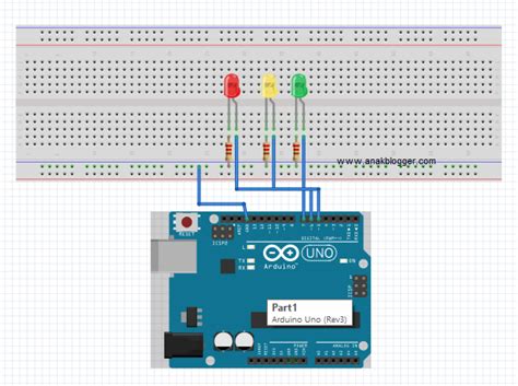 Tutorial Arduino Membuat Lampu Lalu Lintas Dengan Arduino