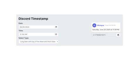 Github Lordofsunshine Discord Timestamp Generator Discord Timestamp