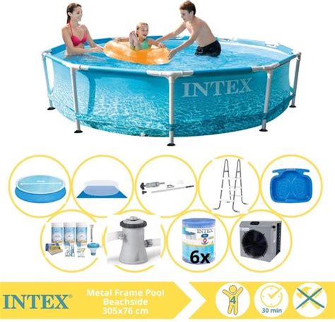 Intex Metal Frame Zwembad Opzetzwembad X Cm Inclusief