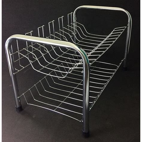 Escorredor De Lou A Pia Duplo Prato Talher Porta Copo Inox Em Promo O