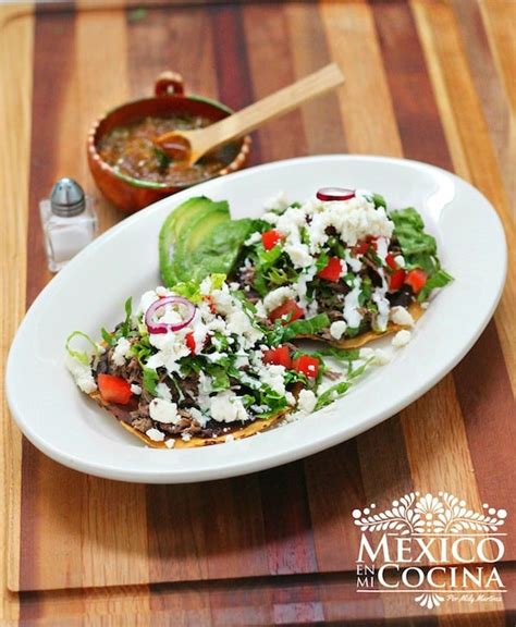 Receta de Tostadas de Carne Deshebrada Riquísimas