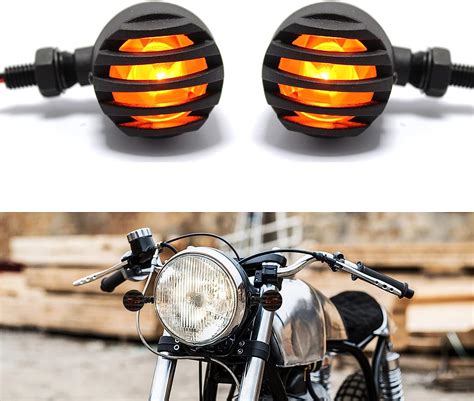 MISS MOLY 2X Clignotant Moto 12V Signal Indicateurs Bullet Style Pour
