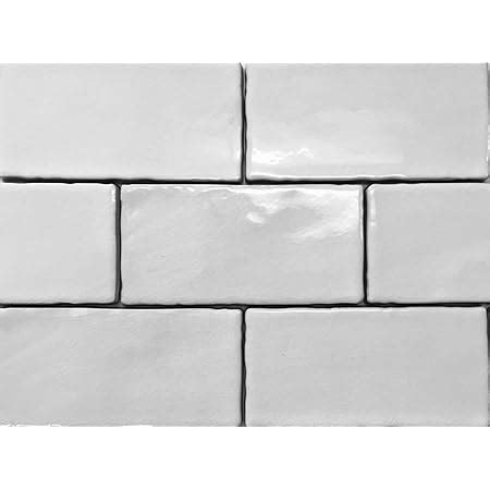 X White Glossy Finish Beveled Ceramic Subway Tile Shower Walls