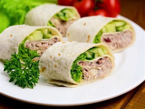 Wrap de atún Receta de Wrap de atún enfemenino
