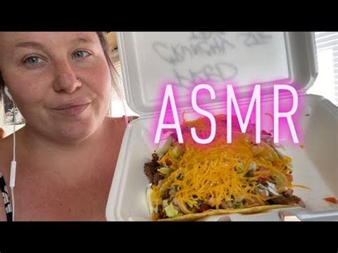 Asmr Tacos Onion Rings Mukbang Gas Station Food Youtube