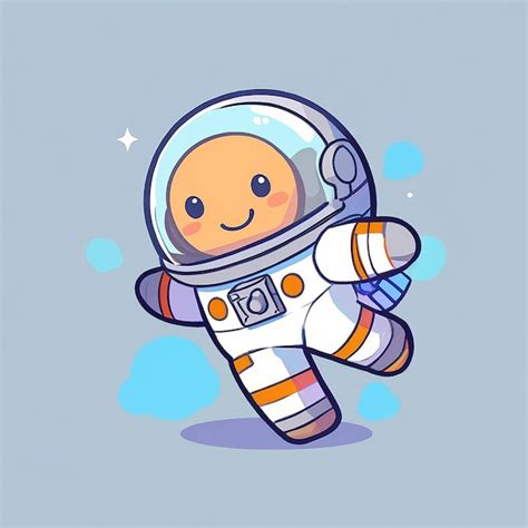 Premium Photo Cute Astronaut Flying With Rocket Cartoon Vector Icon