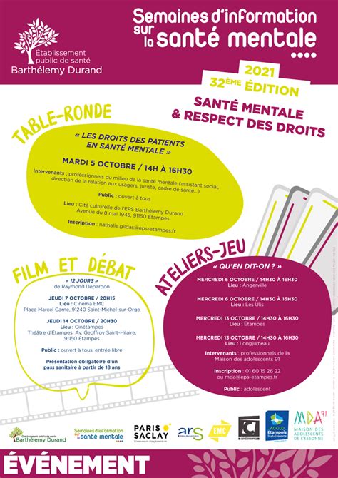Semaines D Information Sur La Sant Mentale Sism