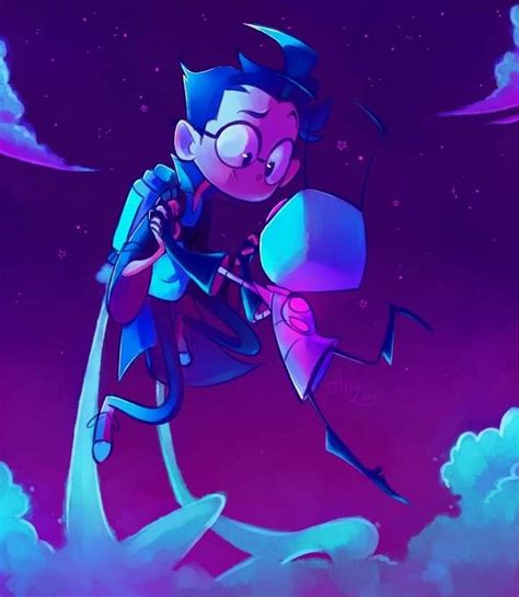 Pin De Spider En Invader Zim Invasor Zim Dibujos Caricaturas De