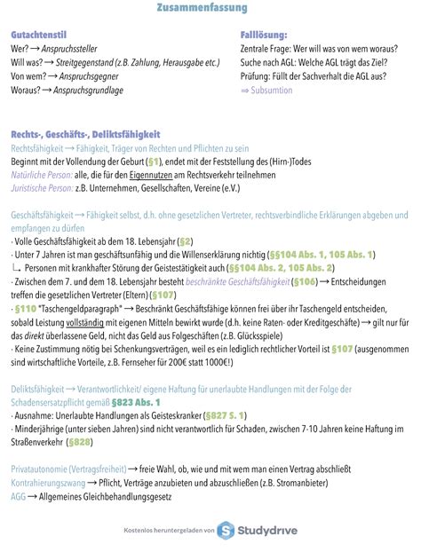 WPR ZSF Zusammenfassung Wirtschaftsprivatrecht Zusammenfassung
