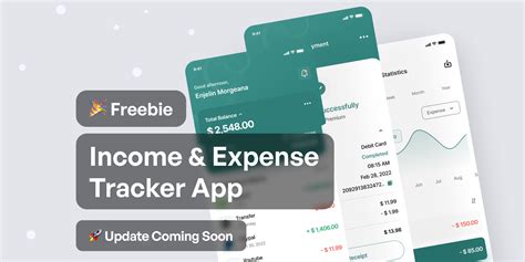 income and expense tracker app figma