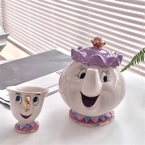 พรอมสง ชดถวยนำชา Mrs Potts and Chip จากเรอง Beauty and The