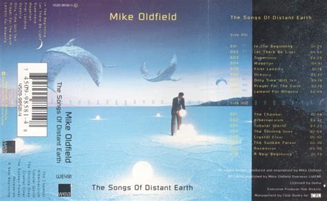 Mike Oldfield The Songs Of Distant Earth 1994 Cassette Discogs