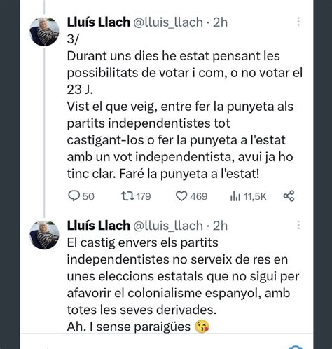 Miquel ن on Twitter RT FossasJosep En Llach era CAP de