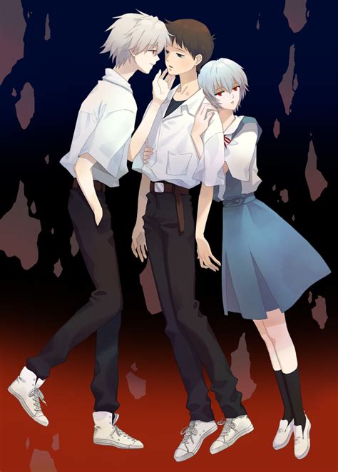 Neon Genesis Evangelion Yoshiyuki Sadamoto Mobile Wallpaper By