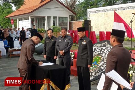 Taman Sejarah Jadi Saksi Bisu 45 Pejabat Pemkab Majalengka Saat Diambil
