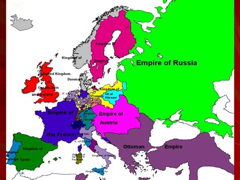 Napoleonic Empire Map