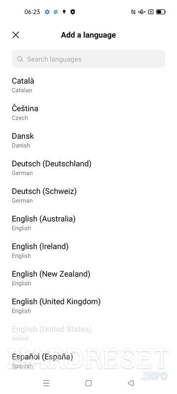 How To Change Language On OPPO Reno5 5G HardReset Info
