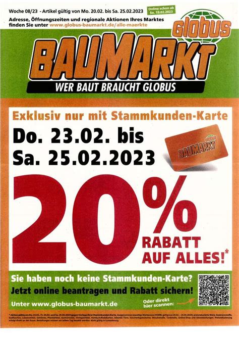 Neulich Unternehmen Erkennung Globus Schweinfurt Baumarkt Hausaufgaben