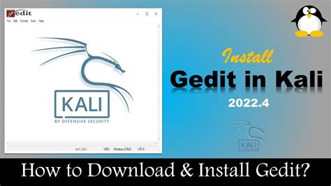 How To Install Gedit Text Editor In Kali Linux 2022 4 YouTube