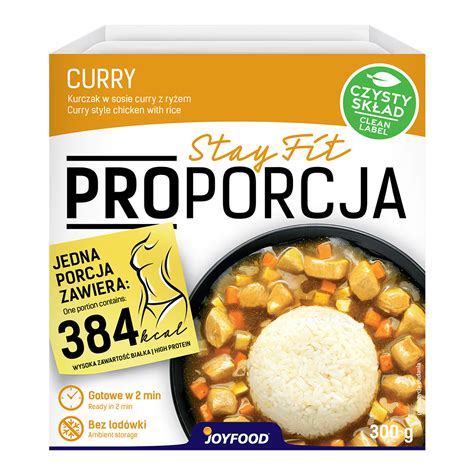 PROporcja Kurczak w sosie curry z ryżem Krukam Zdrowa Żywność