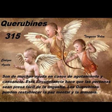 Two Angels With Arrows In Their Hands And The Words Querubines On It