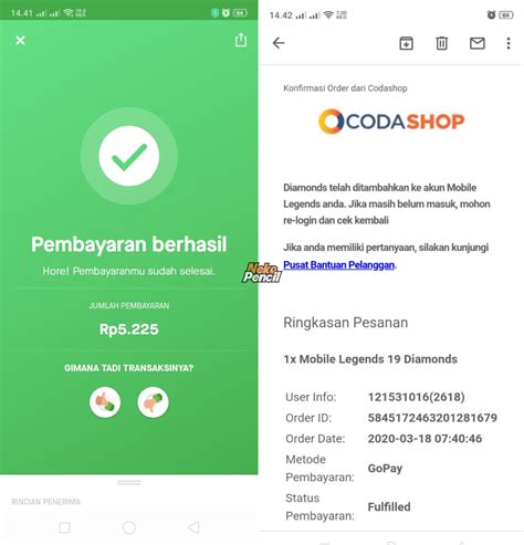 Cara Top Up Diamond Mobile Legends Di Codashop Nekopencil