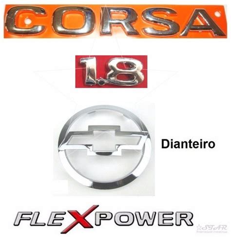 Emblemas Corsa Sedan Flexpower Gravata