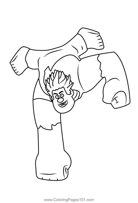 Wreck It Ralph Coloring Pages Free Wreck It Ralph Coloring Pages