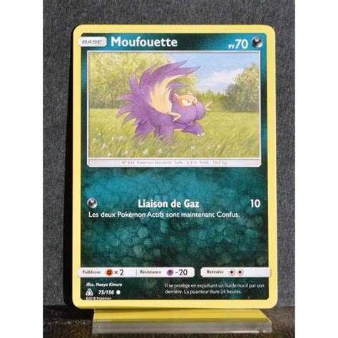 Carte Pokémon 75 156 Moufouette SL5 Soleil et Lune Ultra Prisme