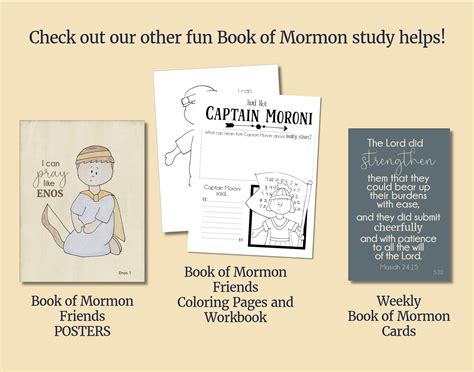 Come Follow Me Book Of Mormon 2024 LDS Scripture Study Etsy