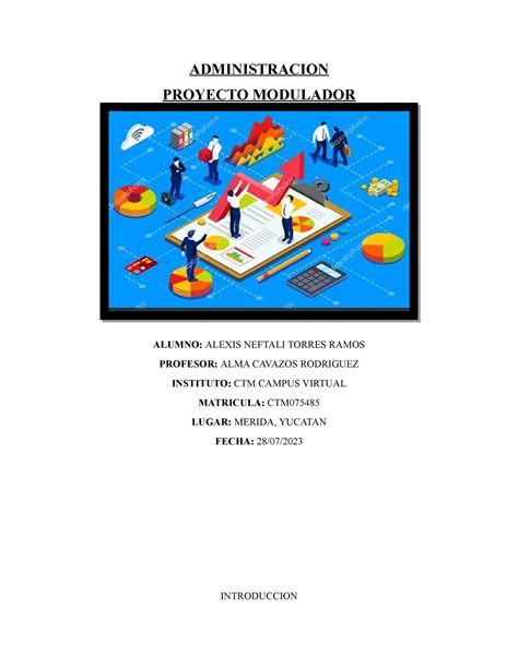 Administracion Proyecto Modular ADMINISTRACION PROYECTO MODULADOR