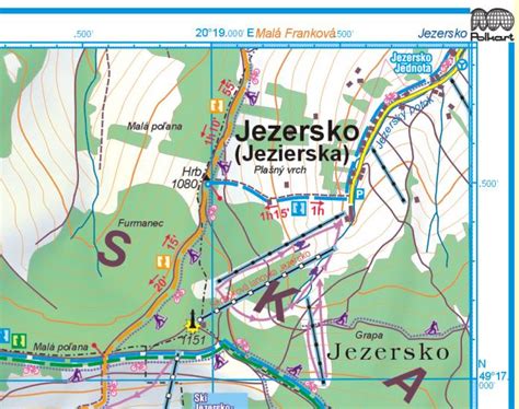 Mapy Tatr Mapa Tatr Wysokich W Calosci