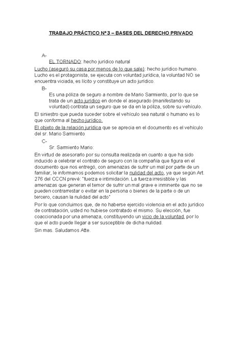 TP Nº3 Sebastianelli Maria Florencia der privado TRABAJO PRÁCTICO