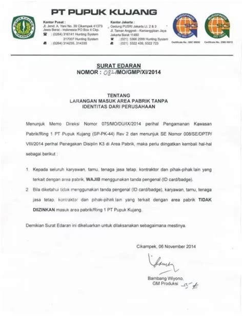 15 Contoh Surat Edaran Berbagai Keperluan Terlengkap