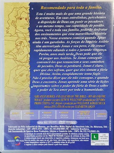 Dvd Jonas E A Baleia Heróis Bíblicos E Seus Ensinamentos MercadoLivre