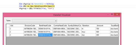Group By Datatable Using Dataview Filtering Datatable Using Dataview