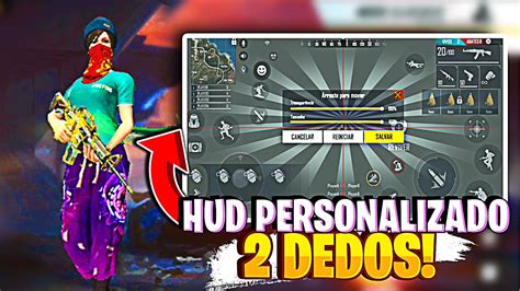 Melhor Hud Personalizado De Dedo Para Free Fire Youtube