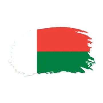 Vector De Bandera De Stock De Madagascar Con Fondo Transparente PNG