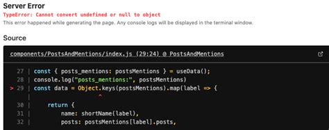 arrays cannot convert undefined or null to object next js react stack overflow