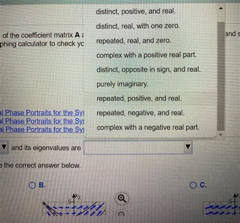 Solved Categorize The Eigenvalues And Eigenvectors Of The Chegg