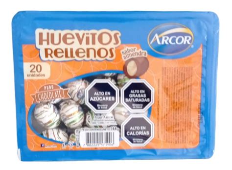 Huevitos De Chocolate Arcor Rellenos Uni G Cuotas Sin Inter S
