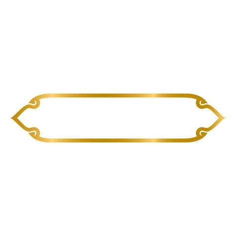Thai Gold Backdrop Frame Vector On White Background Traditional Style
