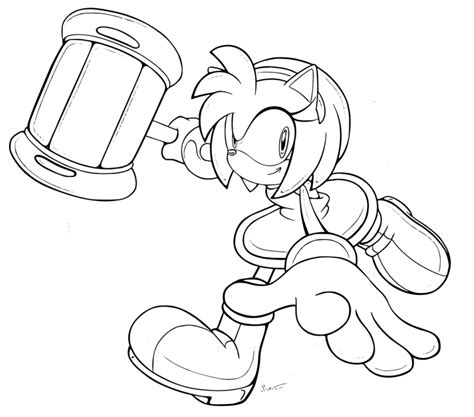 Desenhos De Amy Rose Para Colorir Wonder Day Desenhos Para Colorir